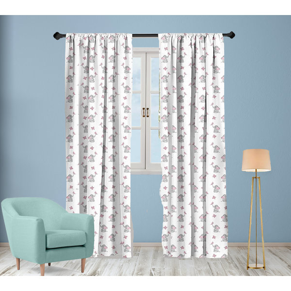 Dakota Fields Arafa Microfiber Room Darkening Sliding Panel Pair | Wayfair